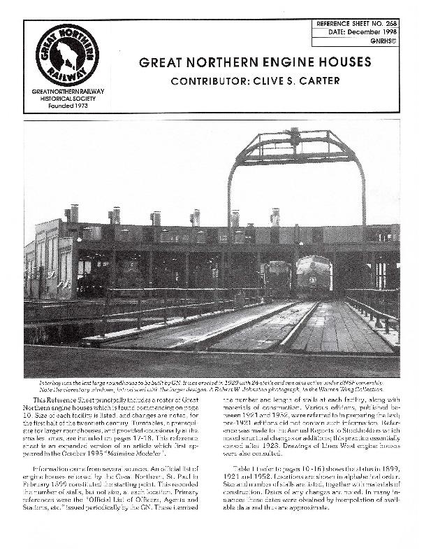 Digital RS268 - Great Northern Engine Houses – GNRHS