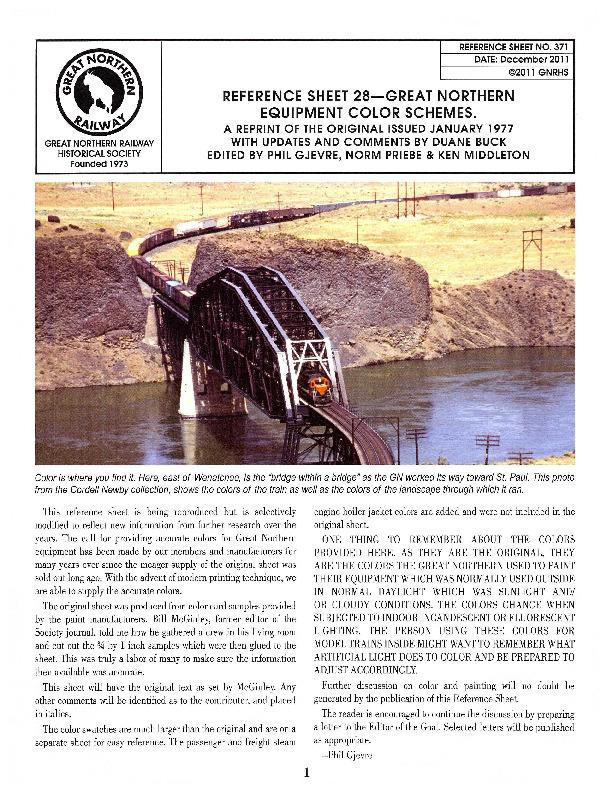 Digital RS371 - Great Northern Equipment Color Schemes (update from RS ...