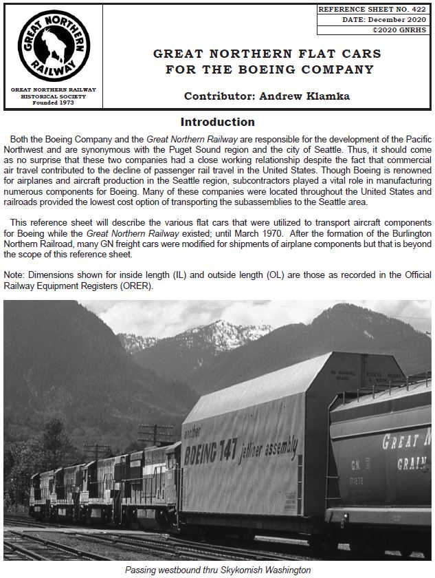 Digital RS422 - GN Flat Cars for the Boeing Company – GNRHS