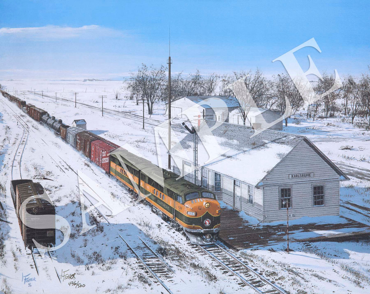 Picking up orders at Karlsruhe - Artist Proof – GNRHS