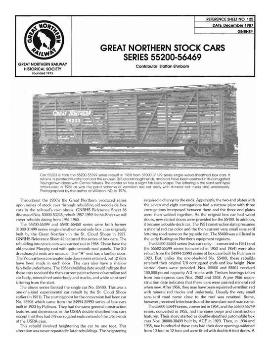 Digital RS125 - GN Stock Cars, Series 55200-56469 – GNRHS