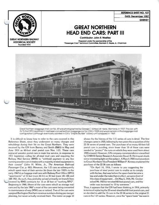 Digital RS127 - GN Head End Cars, Part 3 – GNRHS
